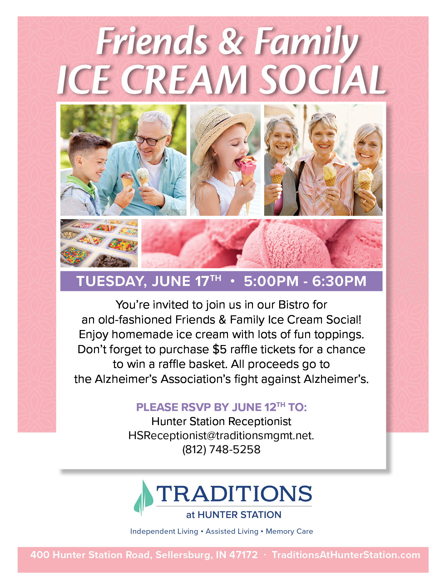 Friends and Family Ice Cream Social - Traditions at Hunter Station